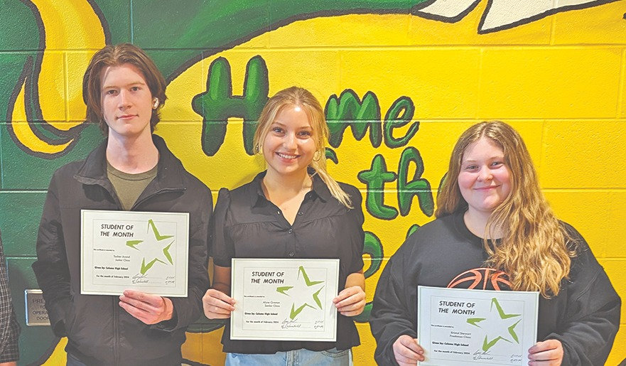 Coloma High School Students of the Month