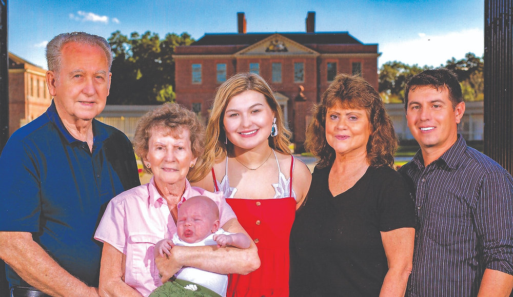 Five generations of the Carney family