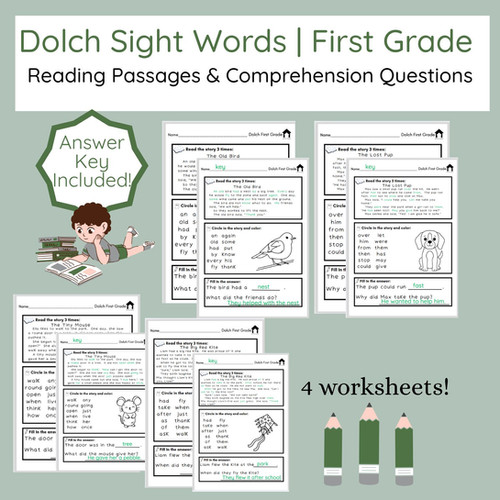 First Grade Reading Comprehension | Dolch Sight Words | Ask the Teacher