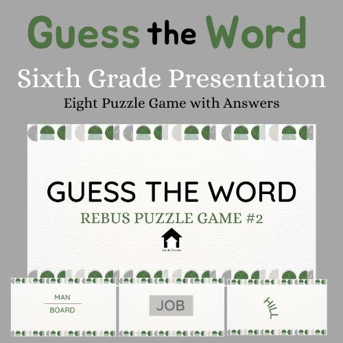 Rebus Puzzle Game Presentation Set 2 | Ask the Teacher