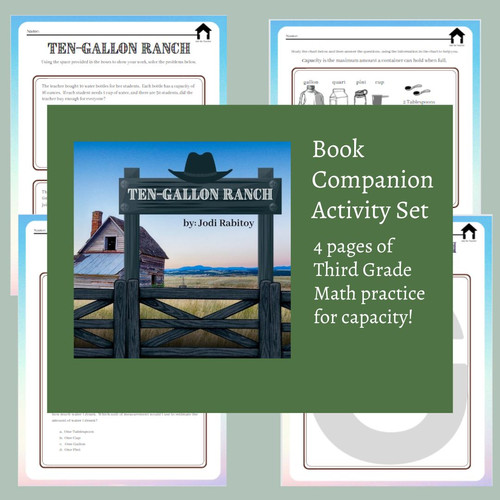 Ten-Gallon Ranch Book Companion Activity Set | Ask the Teacher