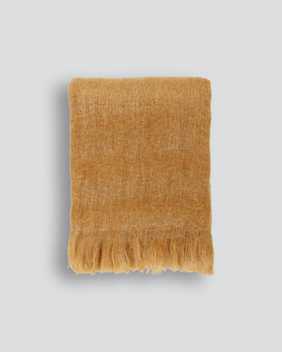 Ollo Fiesta Throw - Ochre | Recliner City