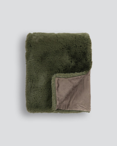 Ollo Luxe Throw - Olive | Recliner City