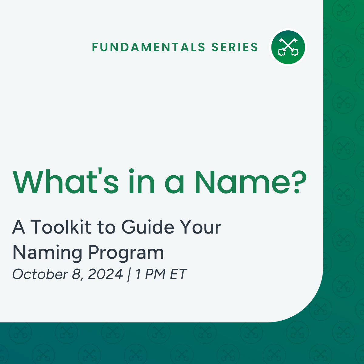 What's in a Name? A Toolkit to Guide Your Naming Program | DRG