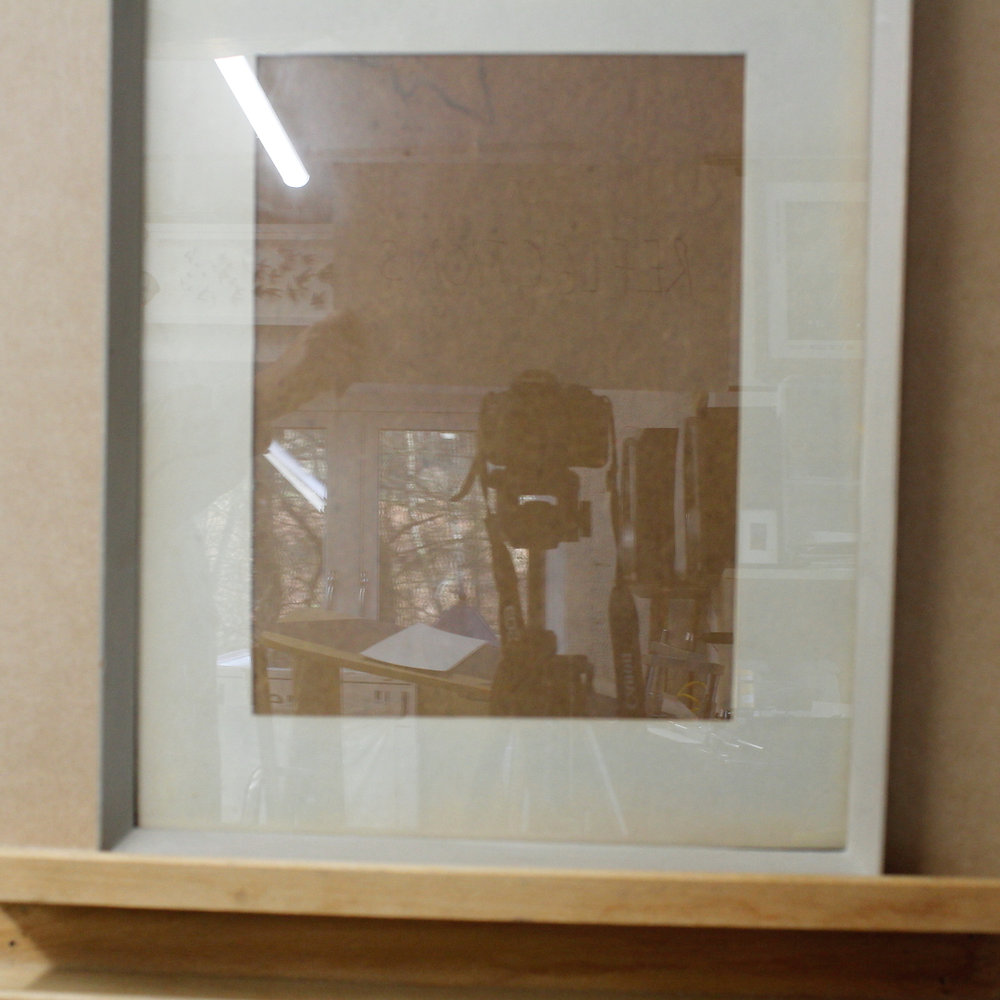 How to reduce annoying reflections on picture frames.