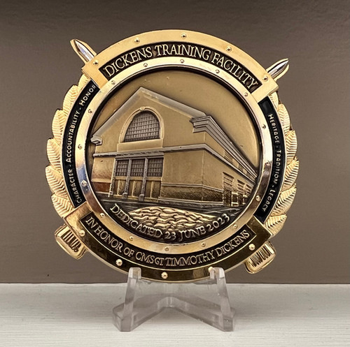 DICKENS HALL DEDICATION COMMEMORATIVE CHALLENGE COIN | afhga