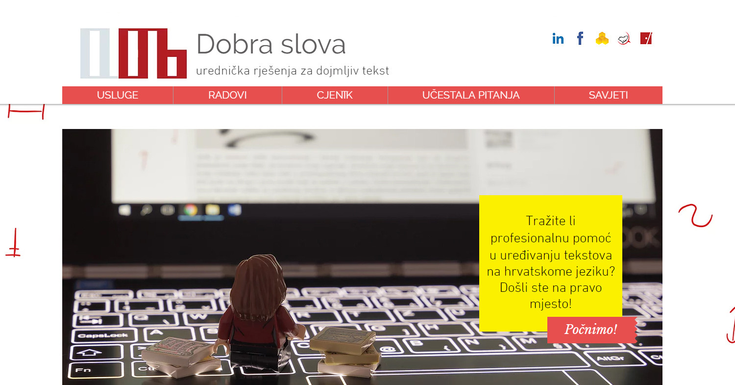 Urednička rješenja za dojmljiv tekst | Zagreb | Dobra slova