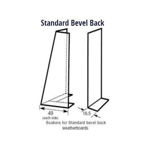 Sigma Weatherboard Soakers Standard | JA Fasteners