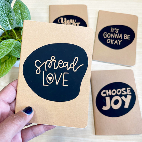 Spread Love 4 Pack Pocket Notebooks | Anna Burton Designs