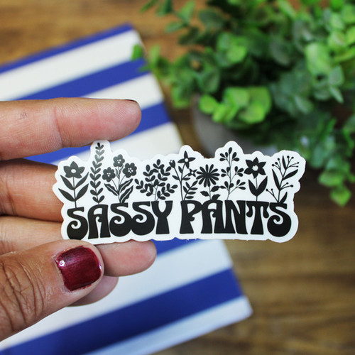Sassy Pants Sticker | Anna Burton Designs