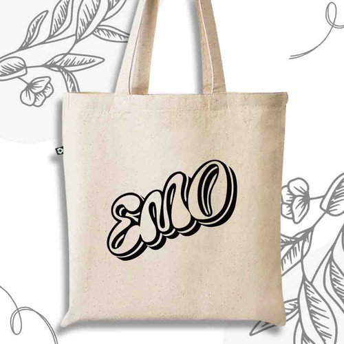 Emo Recycled Canvas Tote Bag | Anna Burton Designs