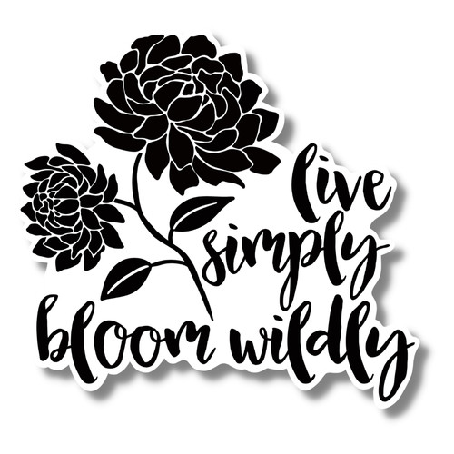 Live Simply Bloom Wildly Digital | Anna Burton Designs
