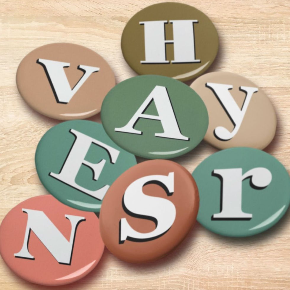 Georgia Font Pin & Magnet Badge | Anna Burton Designs