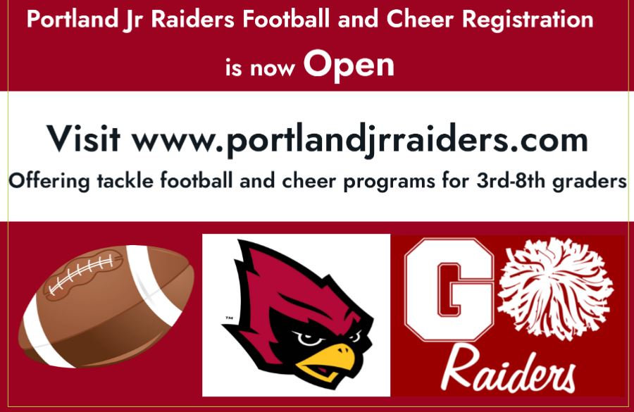 Registration now open for Jr. Raider Football and Cheer