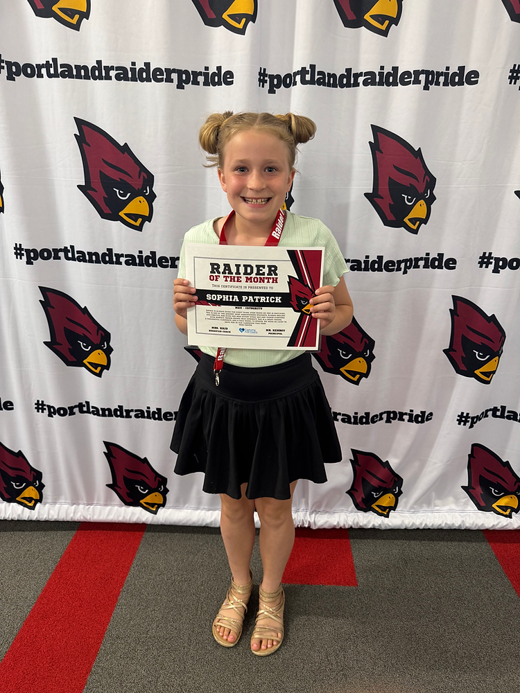 PPS names April Raiders of the Month