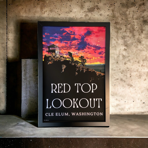 Red Top Lookout Poster | iLoveCleElum