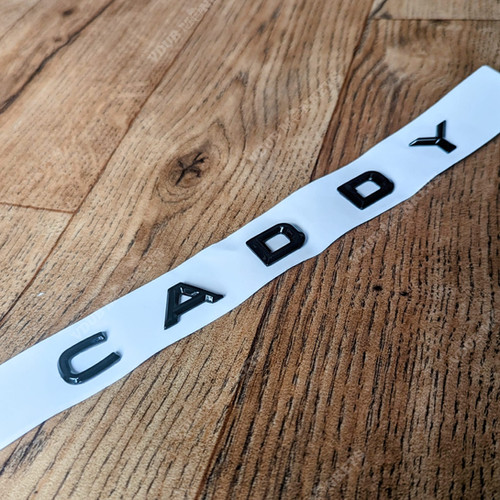 VW CADDY GLOSS BLACK BADGE LETTERING 15X180MM | The VDUB Monkeys