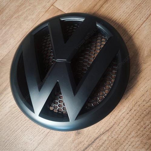 VW T5.1 MATTE BLACK FRONT BADGE | The VDUB Monkeys