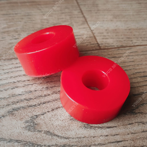 T4 POLY REAR DAMPER / SHOCK LOWER BUSH RED | The VDUB Monkeys