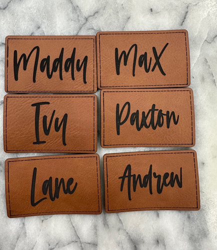 Personalized heat adhesive patches | SilvaLiningDesigning