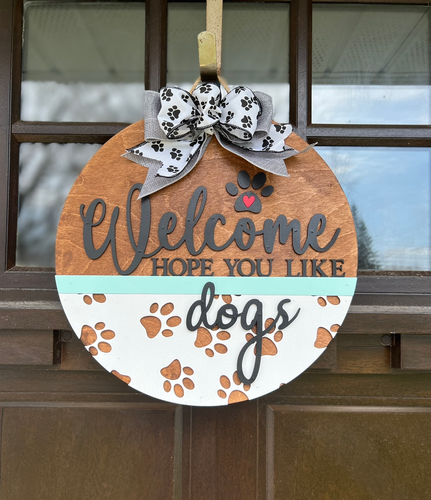 Dog Welcome Sign | SilvaLiningDesigning