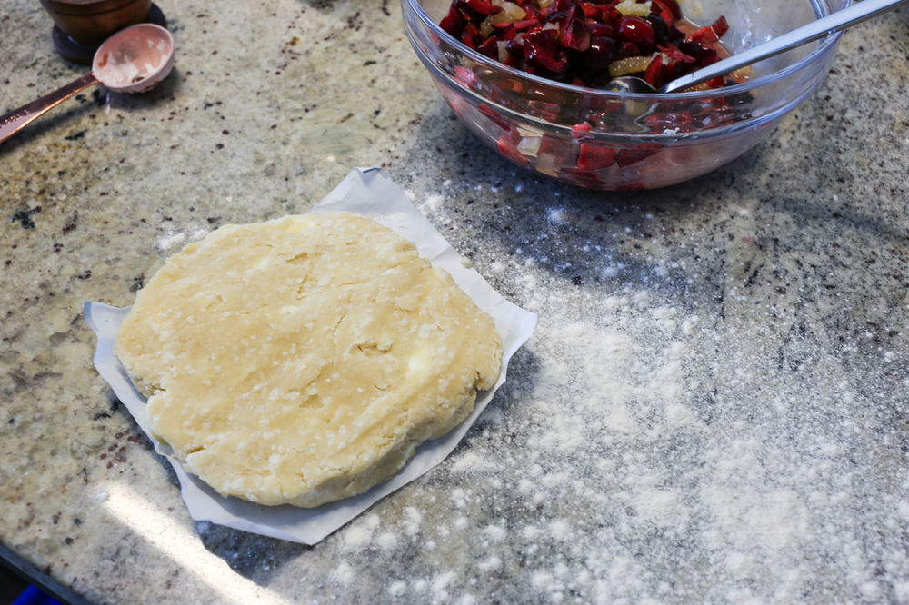 Mini Cherry Maple Ginger Pies