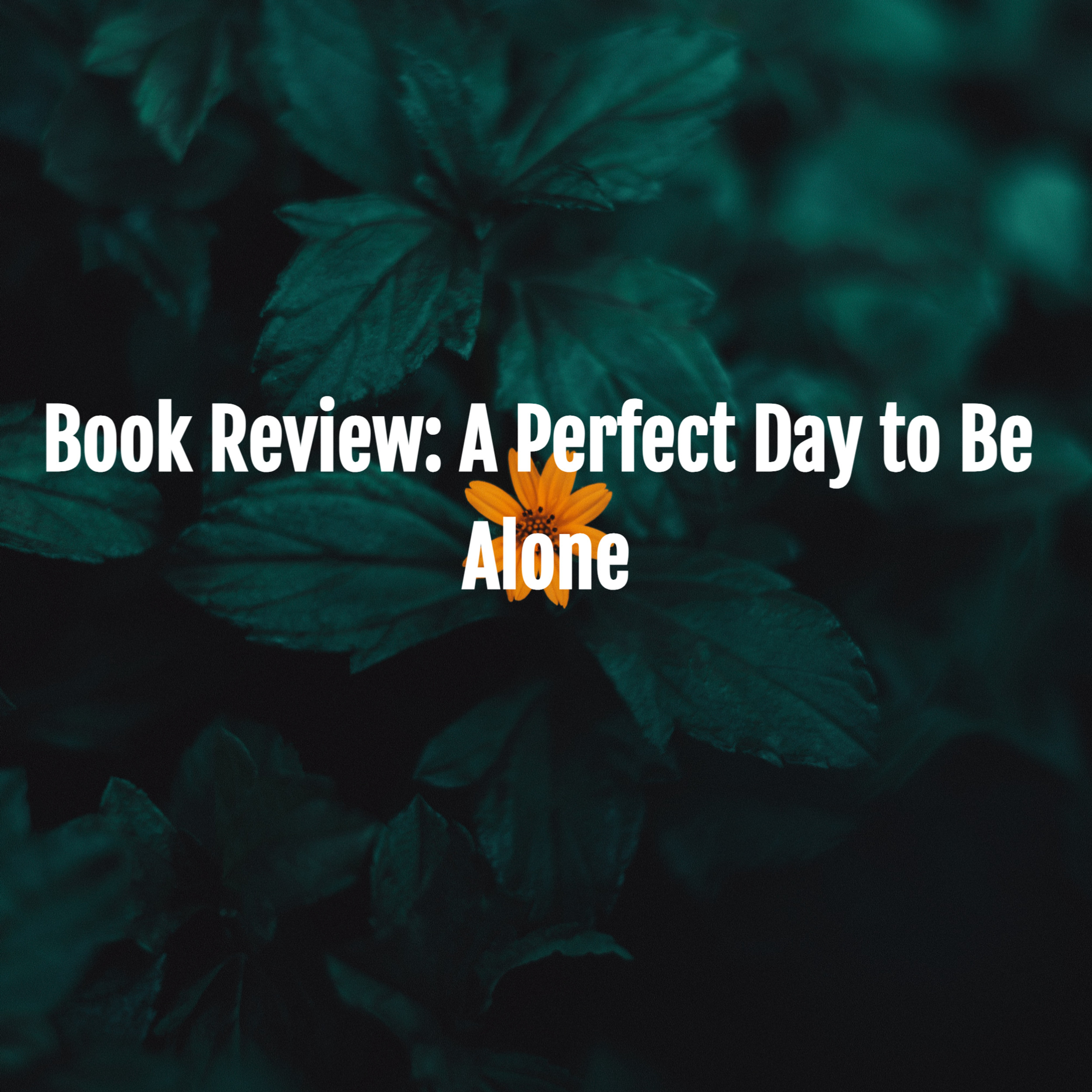 Book Review: A Perfect Day to Be Alone