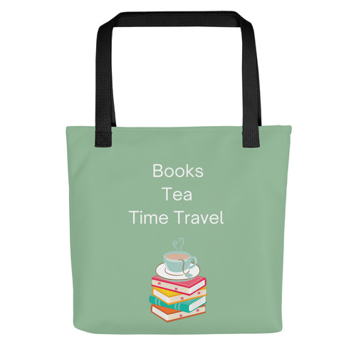 Books Tea Time Travel tote bag | Alumnerd