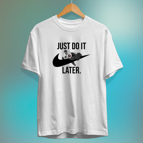 Just Do It Later - Funny Tshirts for Men Women | Justees.in