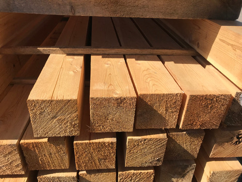Roughsawn 6x6 Cedar Posts | QualityCedarProducts