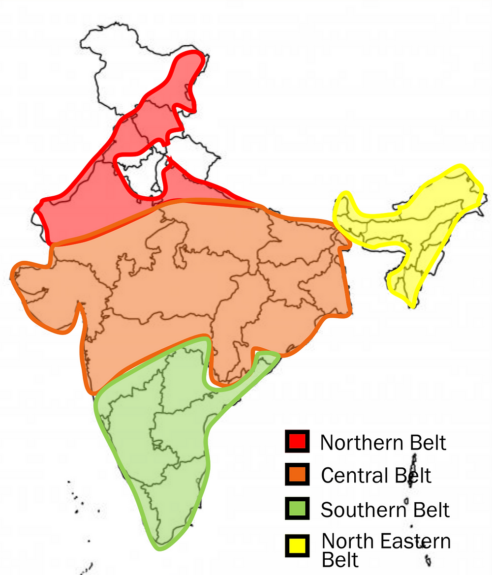 Homogeneous Regions: Central Indian Tribal Belt