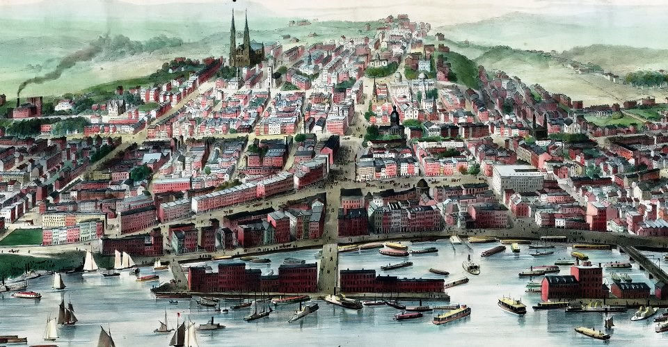 Early American Colonial City: Albany