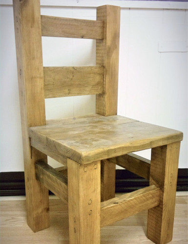 Chunky Rustic Dining Chair | Rustic Roots