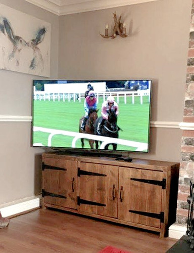 Triple Section Low Side Board | Tv Unit | Rustic Roots