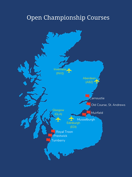 Open Championship Courses | TTF