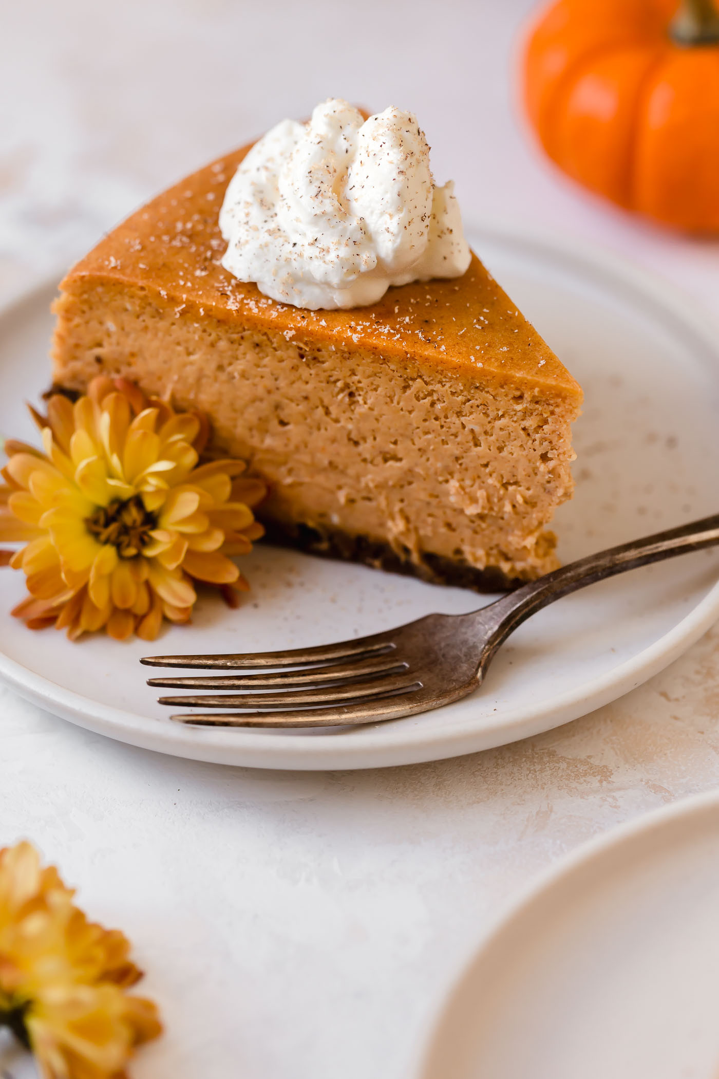 Pumpkin Ginger-Snap Cheesecake