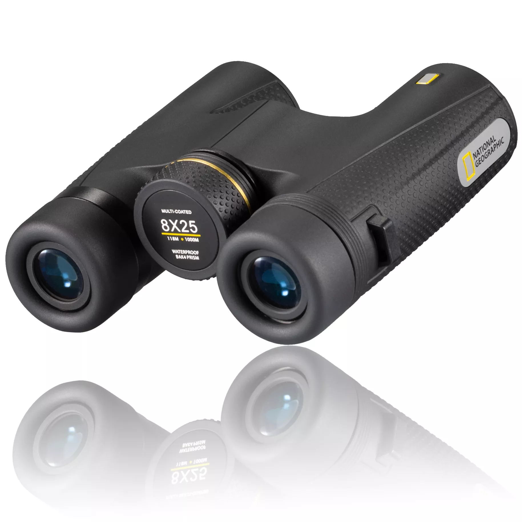 NATIONAL GEOGRAPHIC 8x25 compact binoculars bak-4 waterproof roof prism | India Telescope Shop