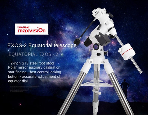 Maxvision (bresser)EQ5 / exos-2 equatorial mount 2 inch ST3 stainless ...