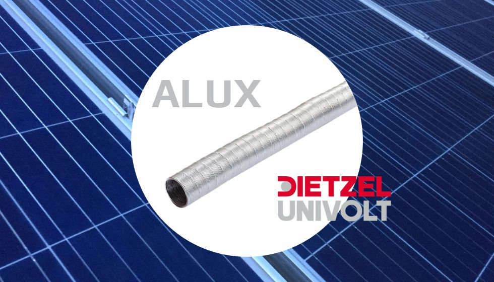 ALUX – new pliable aluminium conduit for PV systems