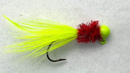 Cherry Bomb Hand Tied Jig | BrushPile Jigs