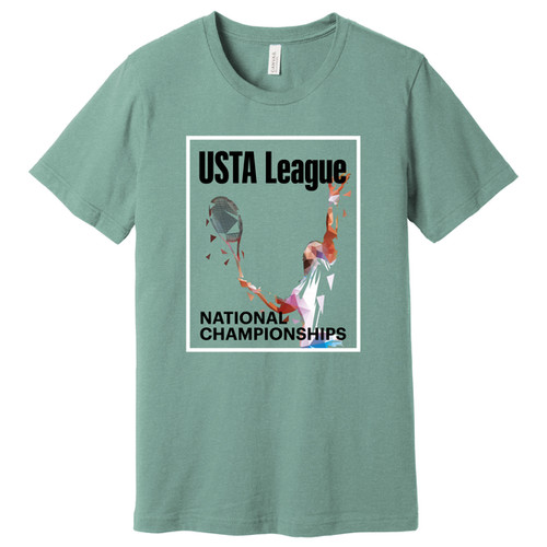 USTA Nationals Mosaic Tee (BC3001) | Tennisteez
