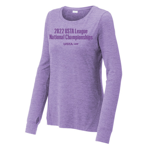 USTA National Championships - Womens Long Sleeve Crew (LST710) | runteez