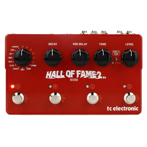 PEDAL HALL OF FAME 2 X4 REVERB TONEPRINT "TC ELECTRONIC"HALL OF FAME 2 ...