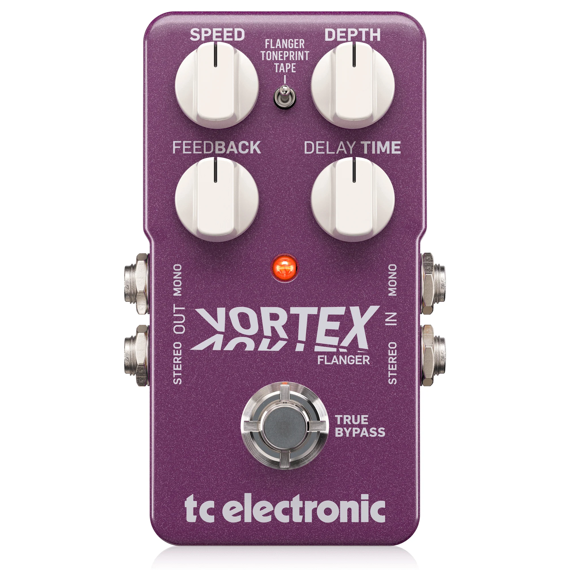PEDAL VORTEX FLANGER, CLASSIC Y TAPE FLANGE, TONEPRINT ENABLED "VORTEX ...