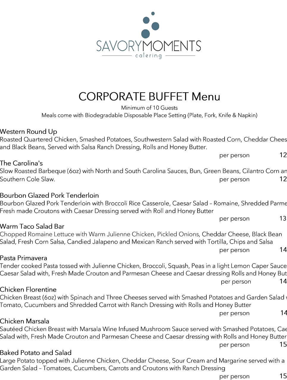 Corporate Buffet | Savorymoments