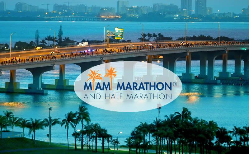 Maratón de Miami, con más de 25,000 corredores de todo el mundo