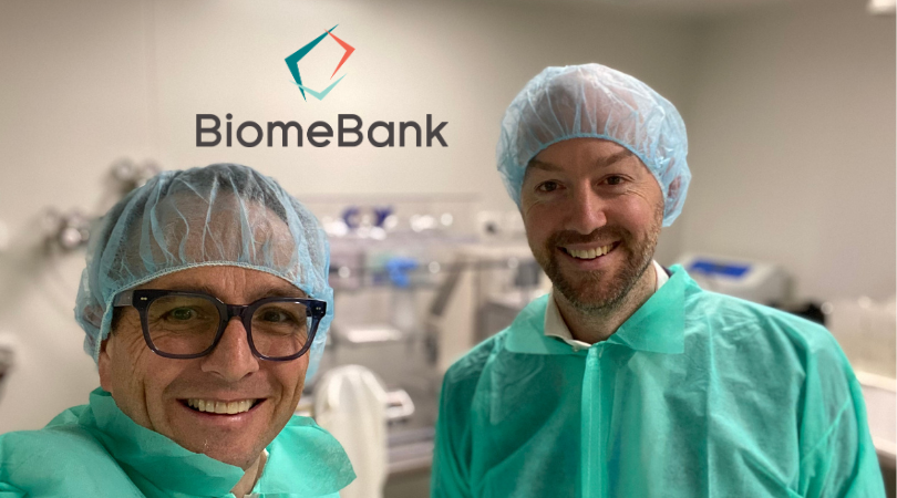 Dr Sam Costello created a poo bank "BiomeBank"