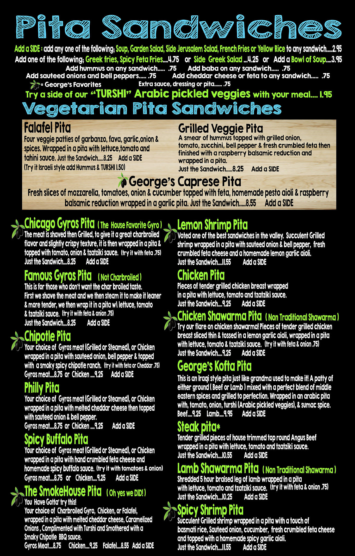 VIEW MENU | Saba's Kitchen