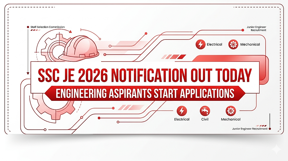 SSC JE 2026 Notification Out Today: Engineering Aspirants Start ...