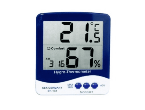 Termohigrómetro Lectura Digital + Reloj Marca Kex Germany Modelo SH-172 ...